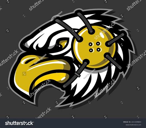 Eagle Mascot Wearing Wrestling Headgear School Stock Vector Royalty Free 2213199803 Shutterstock