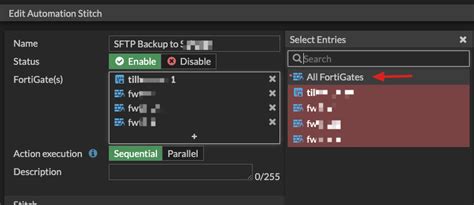Sftp Backup Of Fortigate Security Members R Fortinet