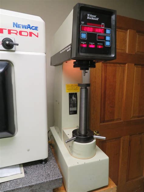 Wilson Rockwell Digital Regular And Superficial Rockwell Hardness Tester B524 T Bullseye Calibration