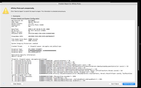 Patch Tool Crash Mac High Sierra V1 Bugs Found On MacOS Affinity Forum