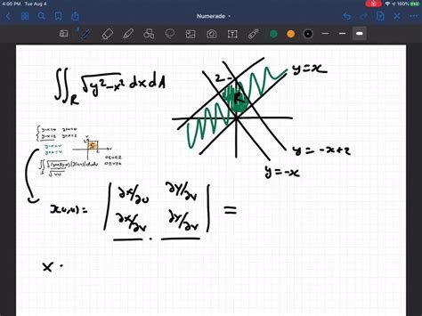 Solved Double Integrals Your Choice Of Transformation Evaluate The