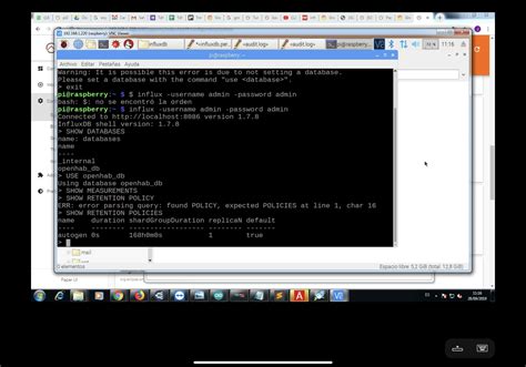 [solved] problems with influxdb persistence grafana link persistence services openhab