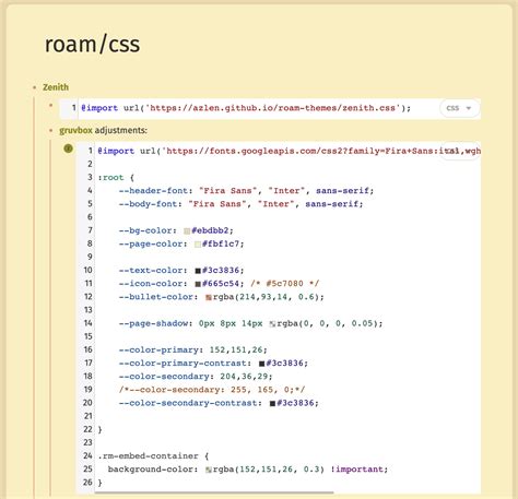 A Gruvbox Theme For Roam Research Cortex Futura