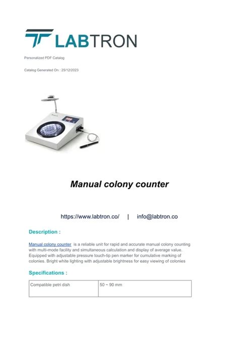 Ppt Manual Colony Counter Powerpoint Presentation Free Download Id 12788723