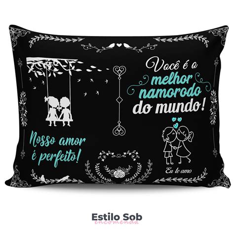 Almofada Melhor Namorado Do Mundo Elo7 Produtos Especiais