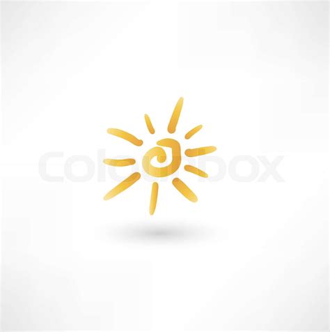 Sonne Stock Vektor Colourbox