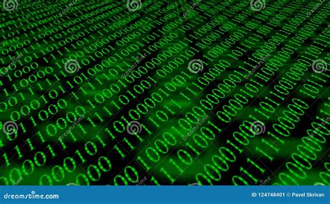 Binary Code Screen Data Code Stock Video Video Of Futuristic Display