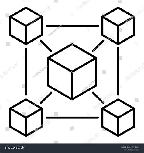 Interoperable Systems Icon Connectivity Icon Vector Stock Vector