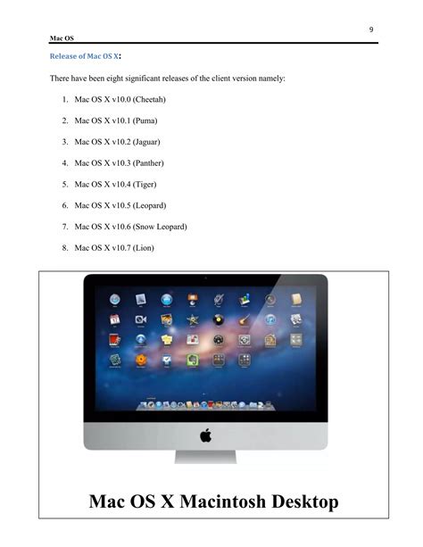 Mac Os Seminar Report Pdf
