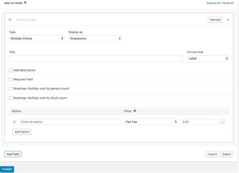 Product Add Ons Woocommerce