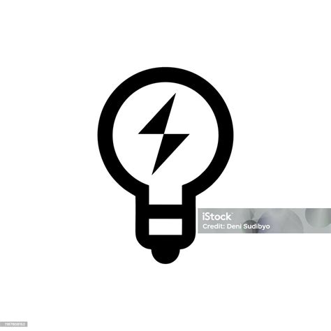흰색 배경에 격리 된 전구 선 아이콘 벡터입니다 아이디어 기호 솔루션 사고 개념 로고에 대한 스톡 벡터 아트 및 기타 이미지 로고 상징 연료 및 전력 생산 Istock