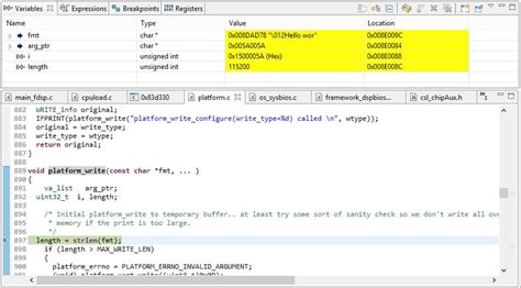Write String To Uart Using Platformwrite Does Not Work Processors Forum Processors Ti E2e