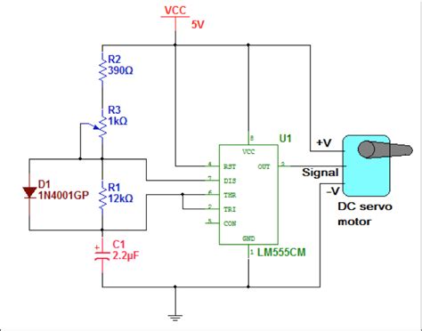 Servo Motor Control Circuit Wiring Diagram