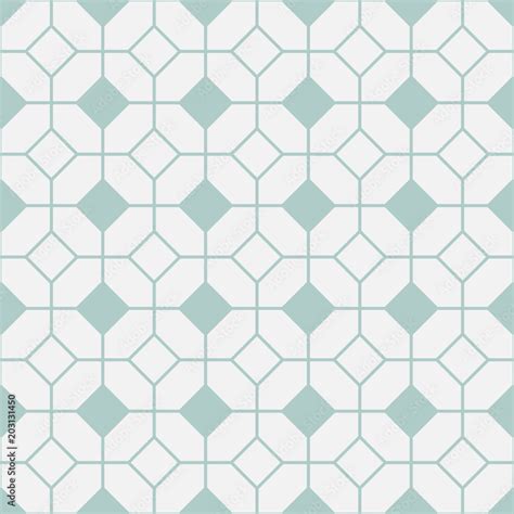Simple Floor Tile Pattern Abstract Geometric Seamless Background Portuguese Ceramic Tiles