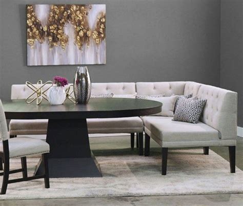 Arinn Beige 98 X 78 L Shaped Dining Bench Cb Furniture