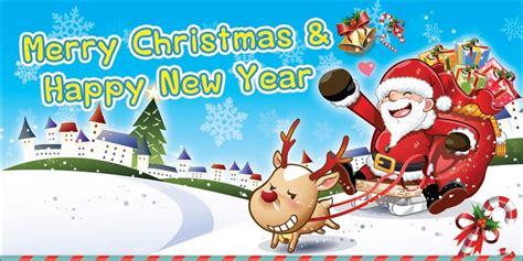 ป้าย Merry Christmas And Happy New Year หจก พิมพ์สวย 2010 ป้ายไวนิลลำปาง งานป้าย งานพิมพ์