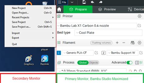 Bug Report Menus Dont Stay On Monitor Bambu Lab Software Bambu