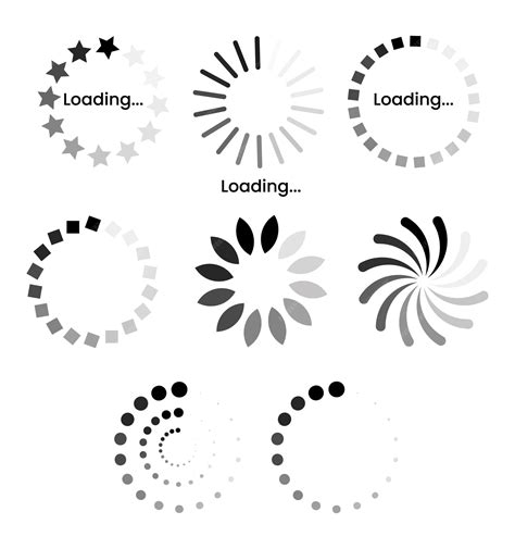 Premium Vector Loading Icon Set Buffer Loader Or Preloaded Upload Or