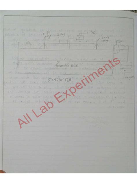 Sonometer Experiment Pdf