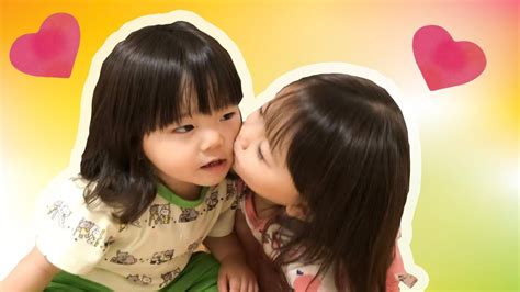 【ママの姉妹観察！】ゆうひなたがただラブラブしているだけの動画。【モニタリング】 Youtube