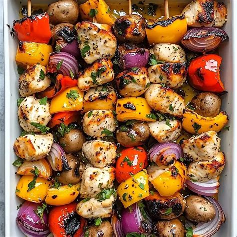 Grilled Chicken Kabobs Recipe