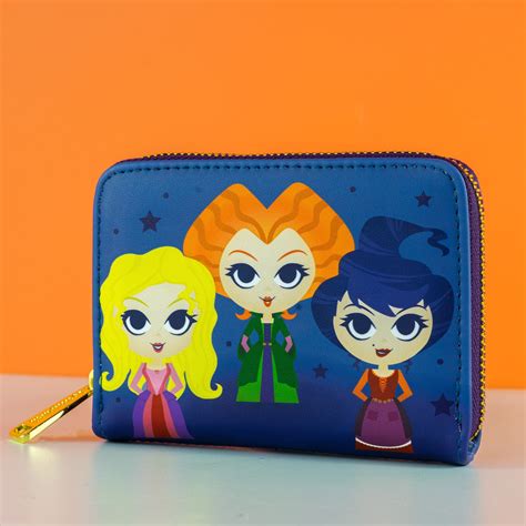 Loungefly X Disney Hocus Pocus Three Witches Chibi Wallet Geekcore