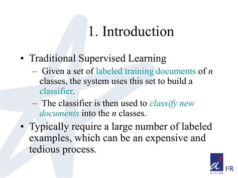 Ppt Learning To Classify Documents With Only A Small Positive