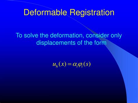 Ppt Itk Deformable Registration Powerpoint Presentation Free