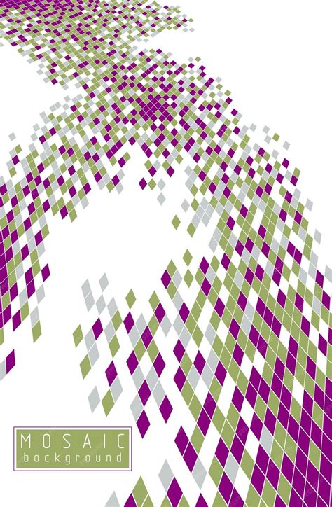 Premium Vector Beautiful Abstract 3d Vector Mosaic Background Artistic Geometric Illustration