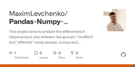 Github Maximlevchenkopandas Numpy Hippocampus Analysis This Project