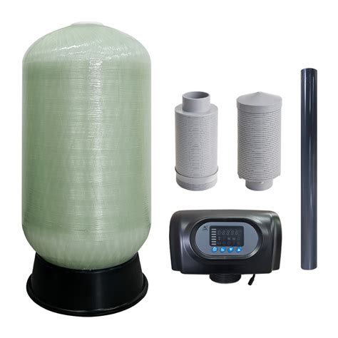 Cnt 1836 컨네이쳐 여과용 Frp탱크 1836 4인치 F75a1 자동밸브 세트 여과형 중심관 상하부스트레이너 용량138l