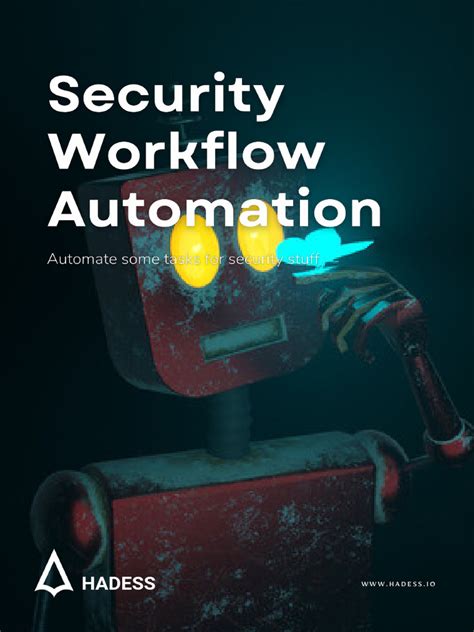 Security Workflow Automation Pdf Computer Security Security