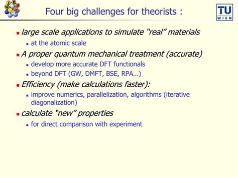 Density Functional Theory Dft And The Concepts Of The Augmented Plane Wave Plus Local Orbital