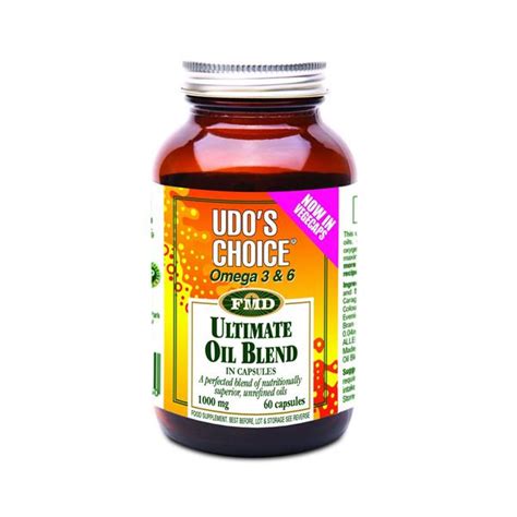 Udos Choice Ultimate Blend Oil 60 Capsules Heres Health