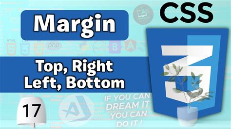 How To Provide Css Margins Explained How To Use Margins In Css Box Model Css Tutorial 17 Youtube