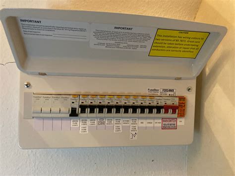 New Consumer Unit Step By Step