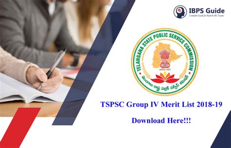 TSPSC Group IV Merit List Released Check Here
