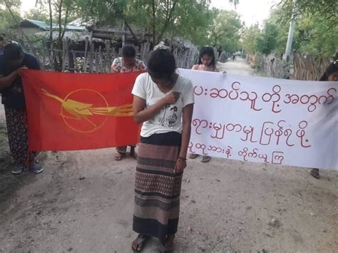ယင်းမာပင်မြို့နယ် မြောက်ခြမ်း ကျေးရွာများ သပိတ် စစ်ကြောင်းက စစ်အာဏာရှင