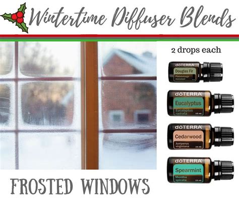 Frosted Windows Diffuser Blend Diffuser Blends Essential Oil Diffuser Blends Oil Diffuser Blends