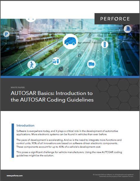 Autosar Basics Introduction To Autosar Coding Guidelines
