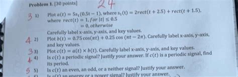 Solved 1 Plot At5s105t−1 Where