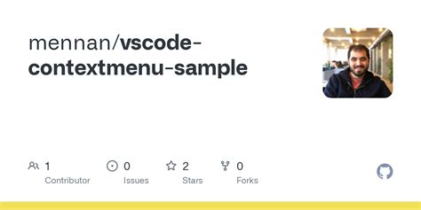 Github Mennan Vscode Contextmenu Sample