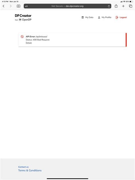 api error after submit statistics · issue 471 · opendp dpcreator · github