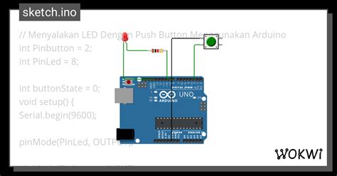 Pushbutton 2 Wokwi Esp32 Stm32 Arduino Simulator