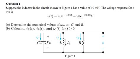 Solved Question Suppose The Inductor In The Circuit Shown Chegg
