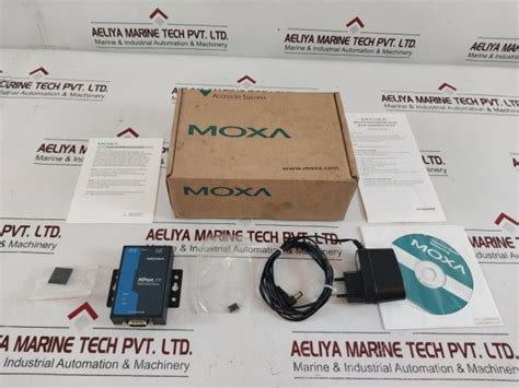 Moxa Nport Serial Device Server With Adapter Vdc Aeliya Marine