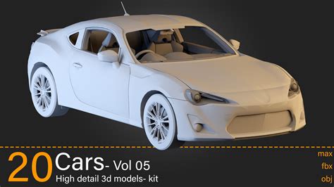 Artstation 20 Cars Vol 05 3d Models Max Fbx Obj Resources