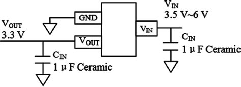 Typical Application Circuit Of Mcp1700 Download Scientific Diagram