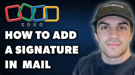 How To Add A Signature In Zoho Mail Full 2024 Guide Youtube