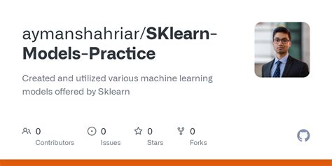 Github Aymanshahriarsklearn Models Practice Created And Utilized